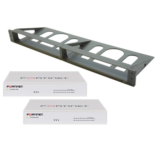 Rack Mount Doppio 19" 1U Per Fortinet Fortigate 40F, 60F/60E/80E/61E ...