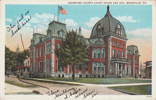 AK Crawford County Court House And Jail, Meadville, Pennsylvania | eBay.de