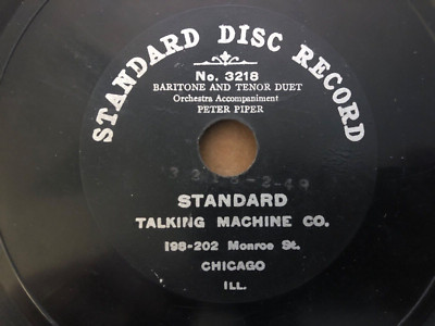 STANDARD DISC Record 78 rpm 3218 PETER PIPER | eBay