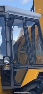 JCB 3CX GREY CAB LEFT HAND SIDE DOOR WINDOW SEAL | eBay UK