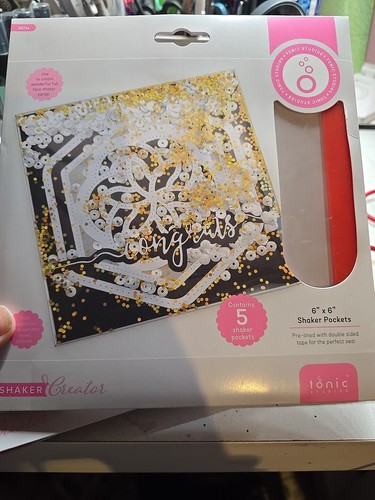 Tonic Studios Shaker Pockets For Card Making Set Of 3, 5 pockets Each ...