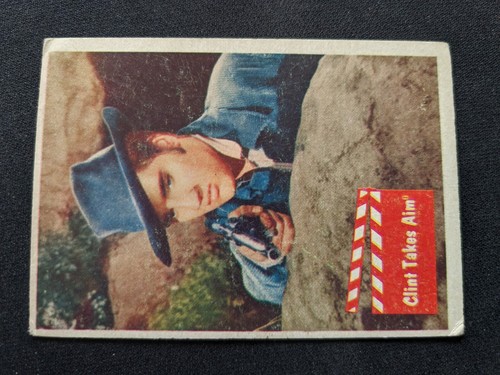 1956 Topps Elvis Presley Card # 65 Clint Takes Aim (VG/EX) | eBay