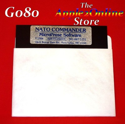 🍎 NATO Commander - Original Disk - For Apple II | eBay