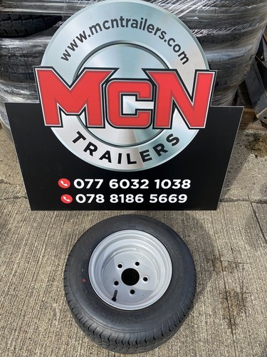 10 Inch Trailer Wheel 5x112 PCD Et-4 With Mounted 195/55r10c Trailer ...