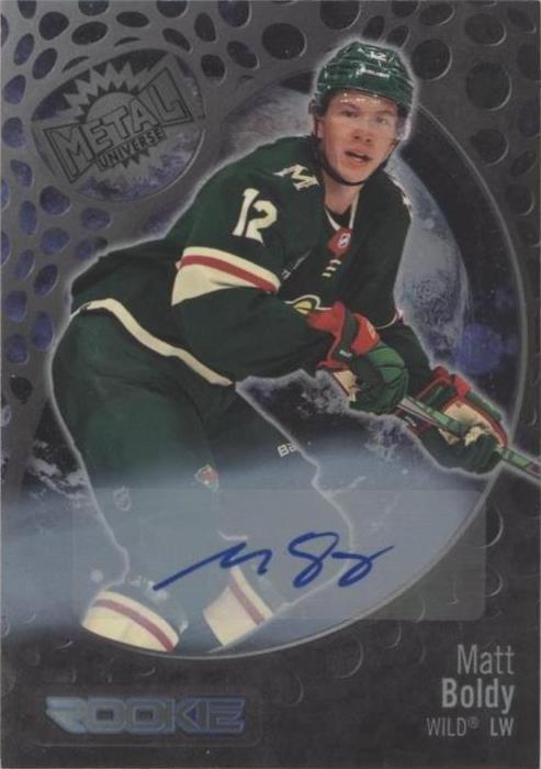 2022-23 Skybox Metal Universe - Rookies Matt Boldy #153 Silver Fx ...