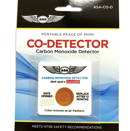 ASA Aircraft Carbon Monoxide Detector Airplane CO Portable Safety ...
