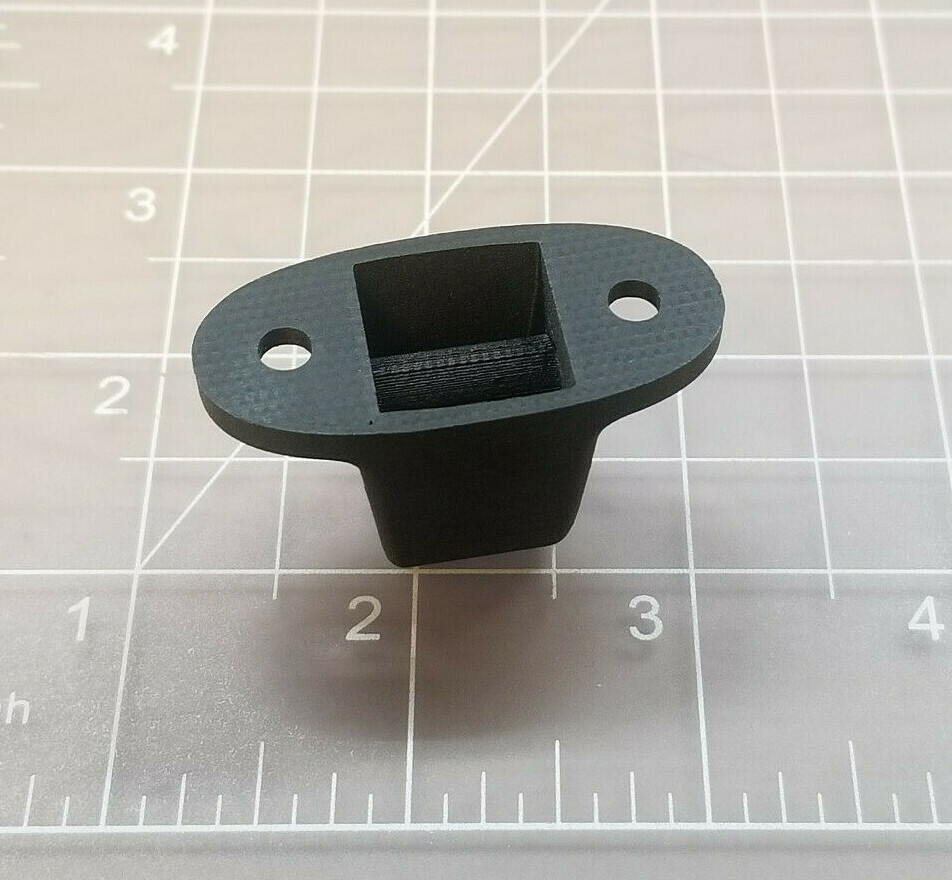 NEW BMW E12 E21 E26 Sun Visor Retainer Carbon Fiber Composite, Black ...