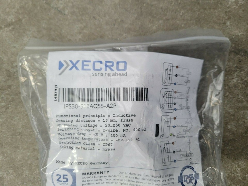 Brand New Sealed Xecro IPS30-S16AO55-A2P Sensor Multiple Color LED ...
