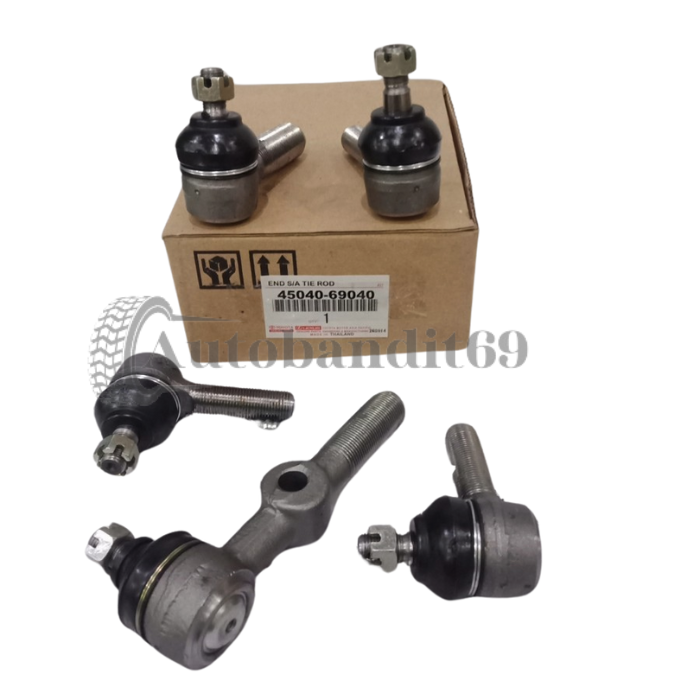 5pcs Steering LHD Tie +Rod End Kit For Toyota BJ40 BJ42 FJ40 FJ45 HJ45 ...