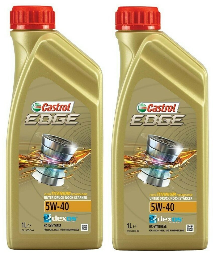 Castrol EDGE TITANIUM 5W-40 Full Synthetic Engine Oil 5W40 | eBay