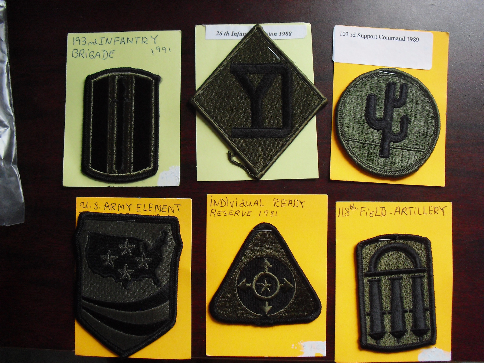 Lot of 6 Vintage US Army Military Uniform Patches | eBay