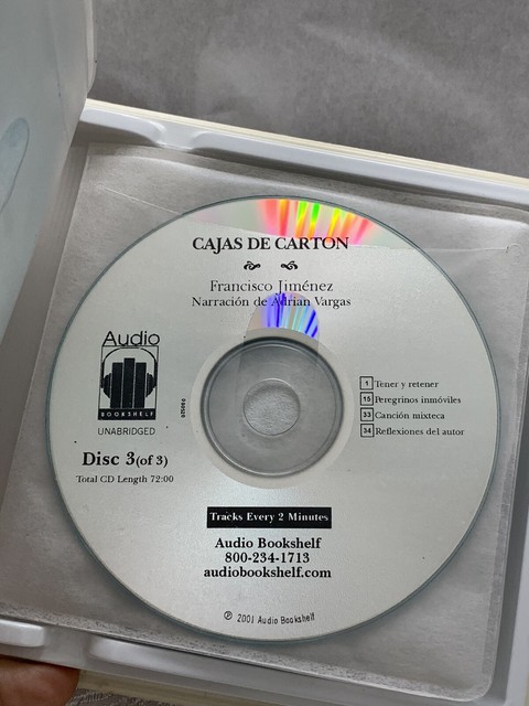Cajas de Cartón by Francisco Jiménez (2001, Compact Disc, Unabridged ...