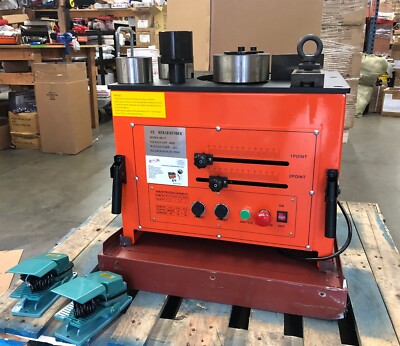 RB32 32mm #10 Electric Rebar Bender Bending Machine 1-1/4" Steel Rod ...