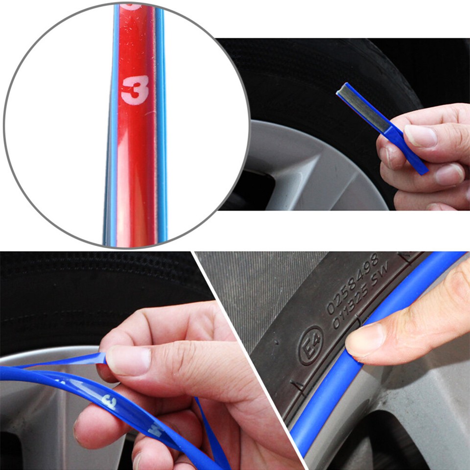 Car Wheel Hub Rim Edge Protector Ring Tire Guard Sticker Line Rubber ...