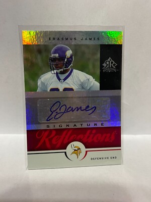 2005 Reflections Signature Reflections Red #SRER Erasmus James | eBay