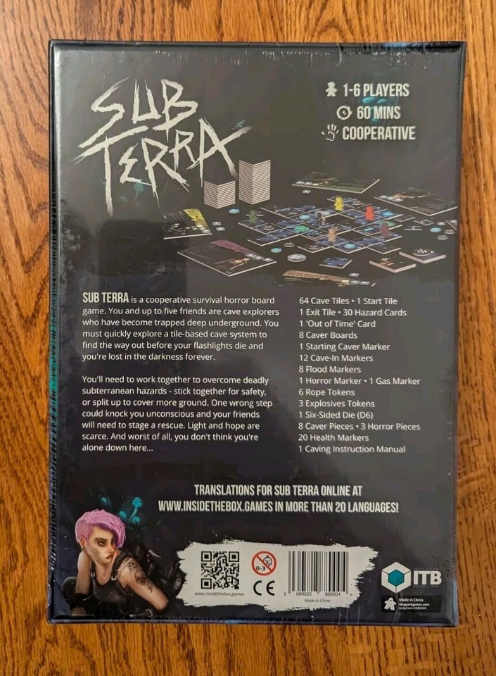 Sub Terra Board game - Inside the Box Games - New & Sealed | eBay