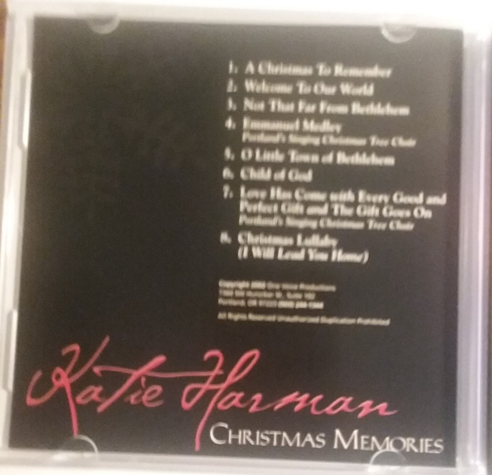 KATIE HARMAN CD CHRISTMAS MEMORIES MISS AMERICA 2002 AUTOGRAPHED NEAR ...
