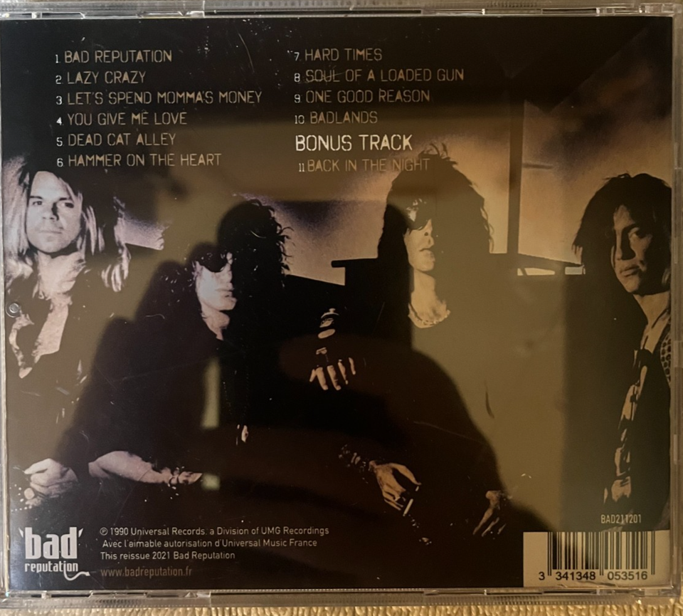 Dirty White Boy - Bad Reputation - CD Reissue Bonus Tracks David Glenn ...