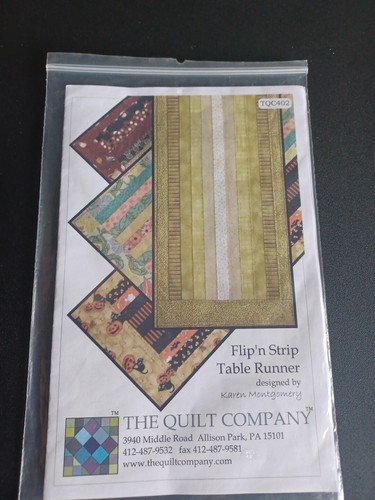 Flip' n Strip Table Runner Pattern By Karen Montgomery-The Quilt ...