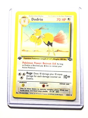 DODRIO - 34/64 - 1st Edition Jungle - Uncommon - Pokemon Card - NM | eBay