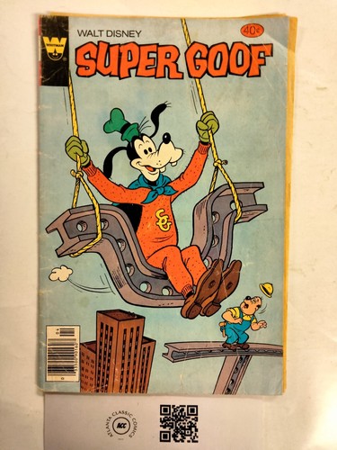 SUPER GOOF # 52 VG- Walt Disney Whitman Gold Key Comic Book Goofy 1979 ...