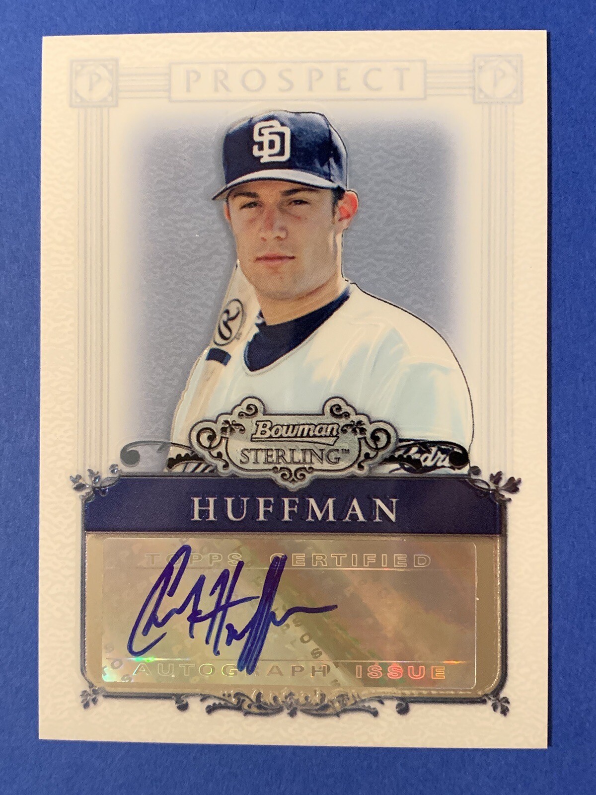 CHAD HUFFMAN Signed RC 2006 Bowman Sterling TCU HORNED FROGS Autograph ...