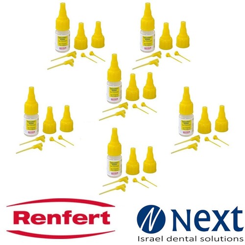 LOTx6 Multi purpose one Super glue plaster metal acrylics Renfert ...