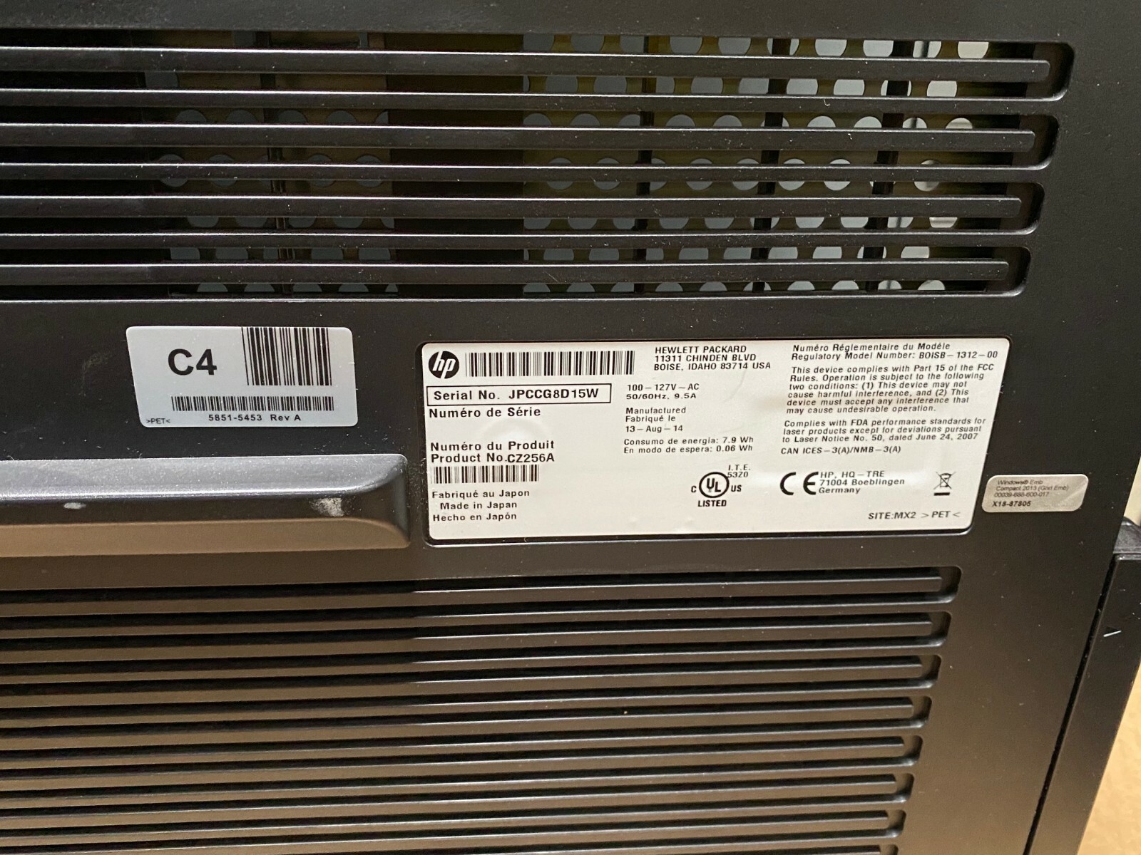 Lot of 6 HP Color LaserJet Enterprise M651 Printer CZ256A *AS IS* | eBay