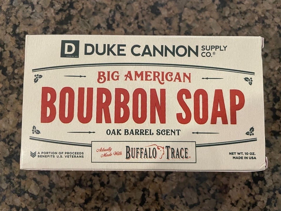 DUKE CANNON Big American Buffalo Trace SOAP 10oz Bourbon Oak Barrel ...