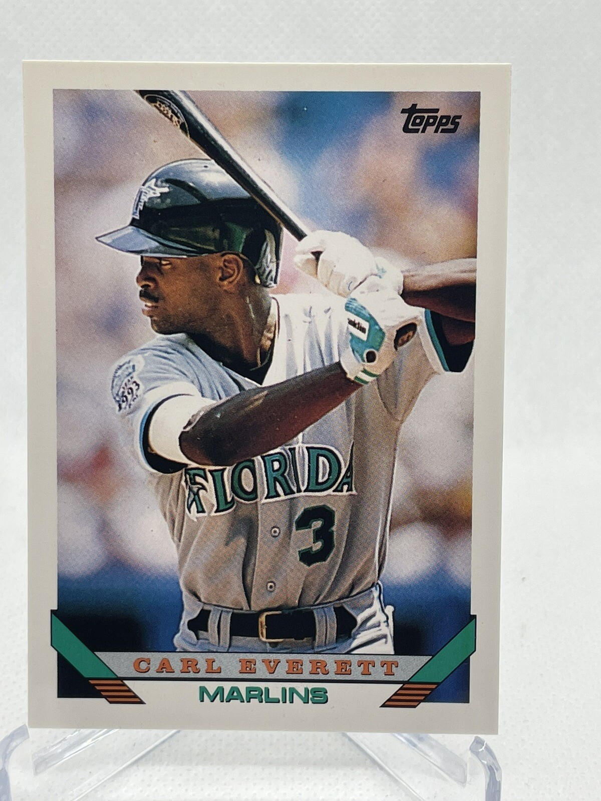 1993 Topps Traded Carl Everett Rookie Marlins Baseball | eBay