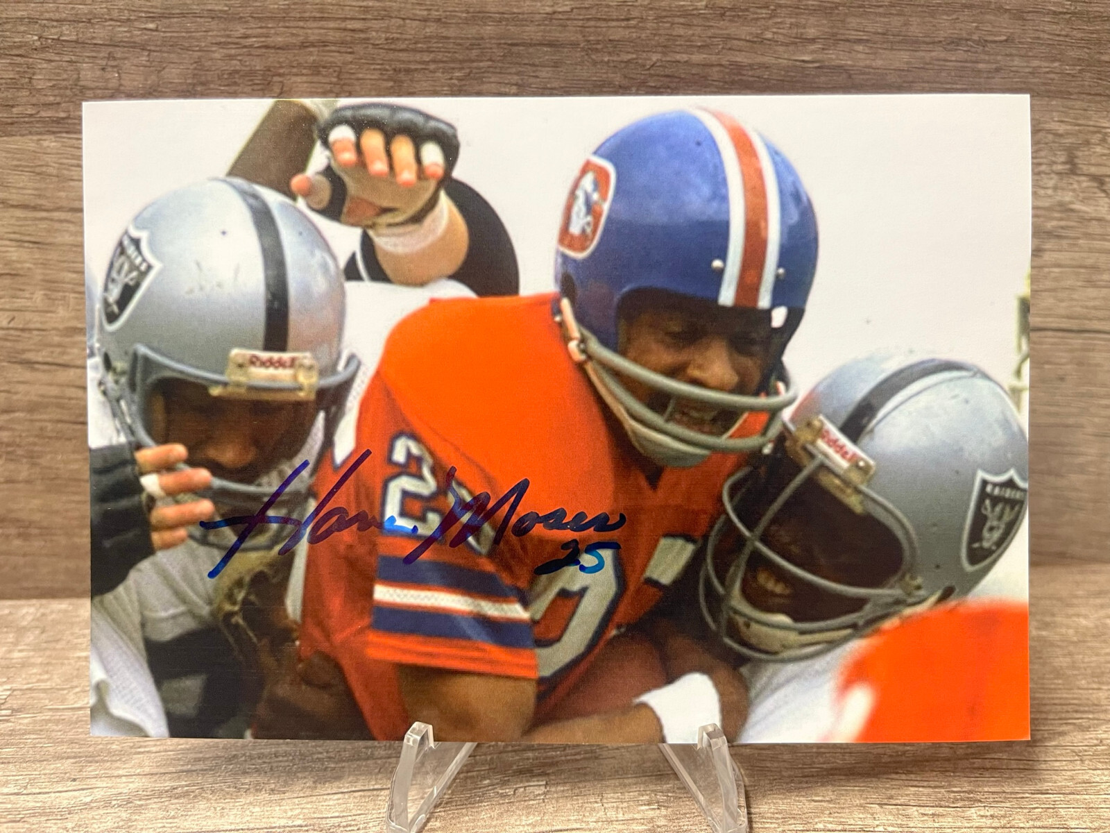 Haven Moses Denver Broncos Hand Signed 4x6 Photo TC46-2589 | eBay
