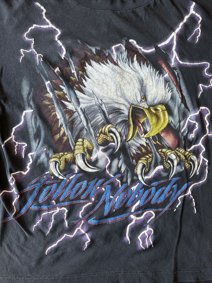 VTG American Thunder Shirt, Men's Large All Over Print VTG American Thunder Shirt, Men's Large All Over Print