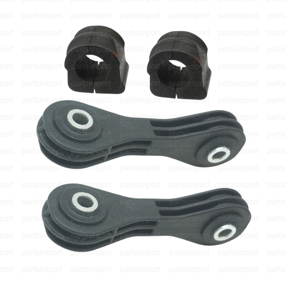 2xFront Sway Bar Links L+R w/ 2xFront Sway Bar Bushings for Volkswagen ...