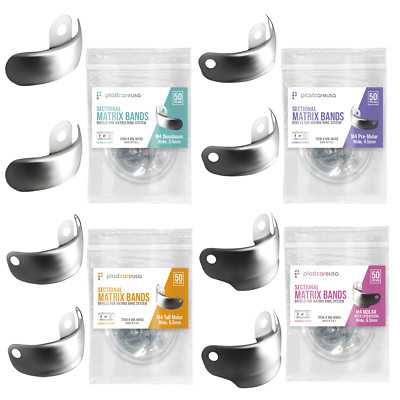 Dental Metal Matrices Sectional Molar Matrix Refill Soft Band (Choose ...
