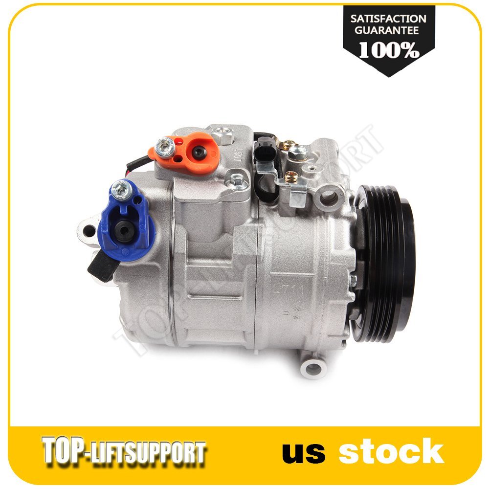 AC A/C Compressor W/Clutch For 03-10 BMW 750Li 745Li 650i 745i 550i ...