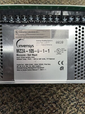 Invensys MZ2A-105-0-1-1 | eBay
