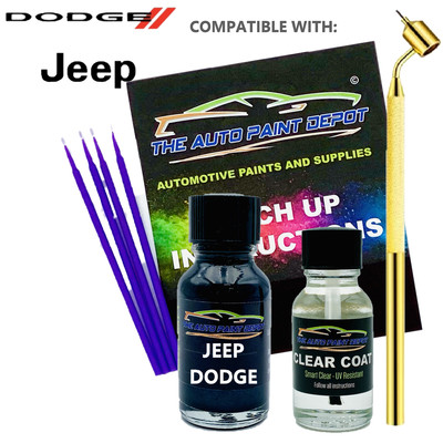 Genuine OEM JEEP/DODGE Paint Touch Up Kit, 100% OEM MATCH | 1OZ + Opt ...