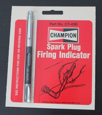 Sealed NOS Champion Spark Plug Firing Indicator, Vintage Tester ...