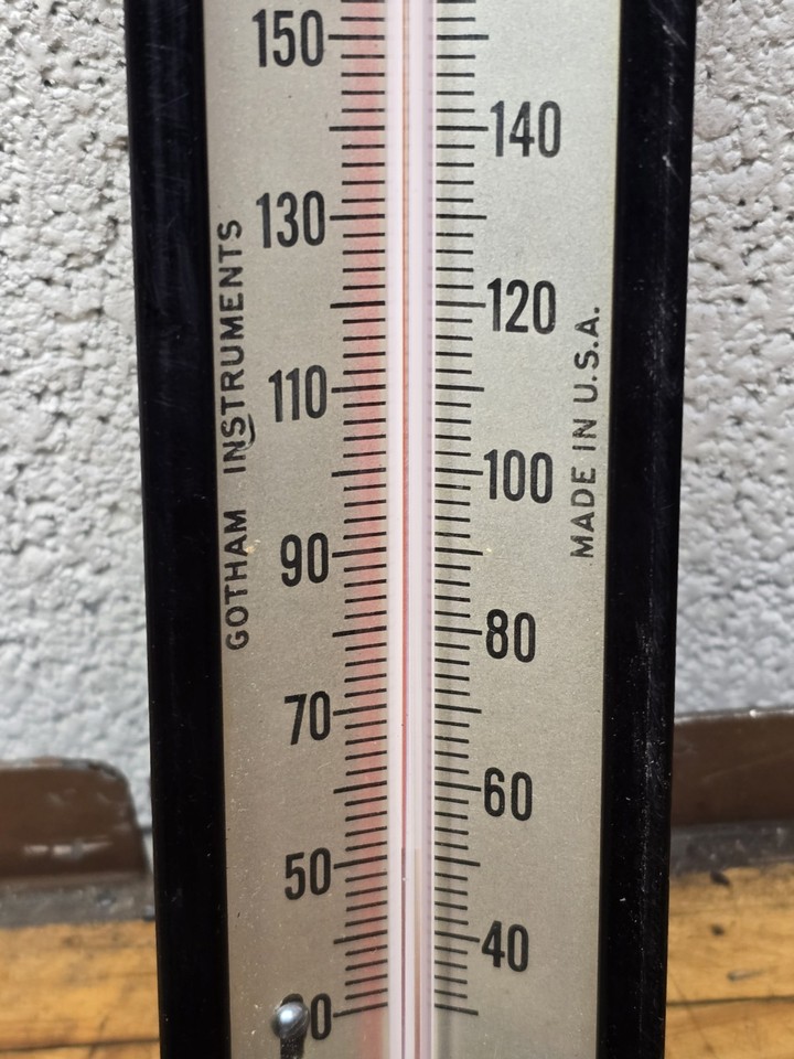 Vintage Thermometer GOTHAM Antique Steampunk Industrial Steam Gauge 0 ...
