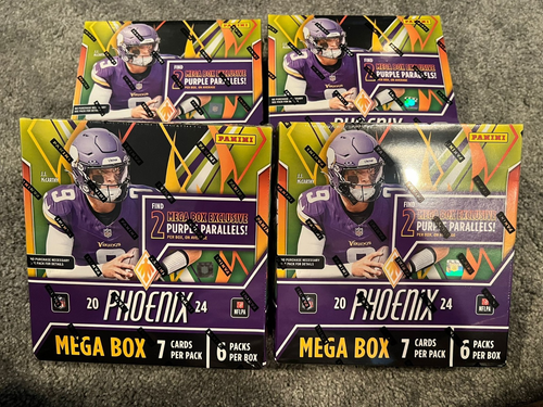 (4) 2024 Panini Phoenix Football Factory Sealed MEGA BOX LOT OF 4 | eBay