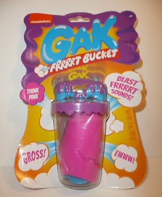 Gak Nickelodeon Frrrrt Bucket Think Pink Gross Funny Fart Toy Putty Gag ...