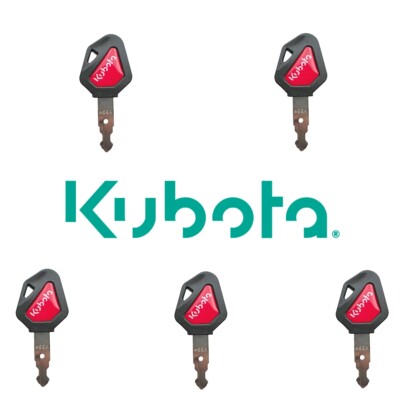 5X Kubota Ignition Keys 459A Excavator Backhoe Skid Steer Track Loader ...