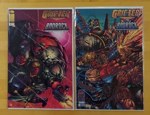 Grifter Badrock 1A & 1B - Image Comics - 1995 - Rob Liefeld | eBay