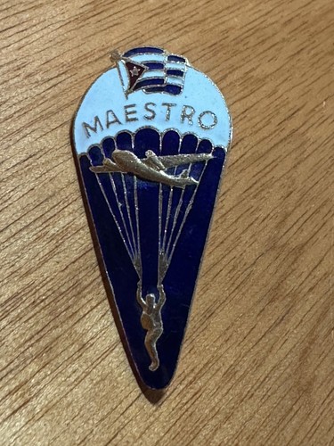 Cuban Army Paratrooper Badge, Pin, Instructor | eBay