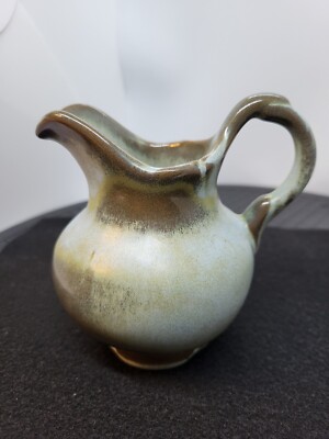 VINTAGE FRANKOMA BROWN CREAM CREAMER PITCHER 40A ART POTTERY | eBay