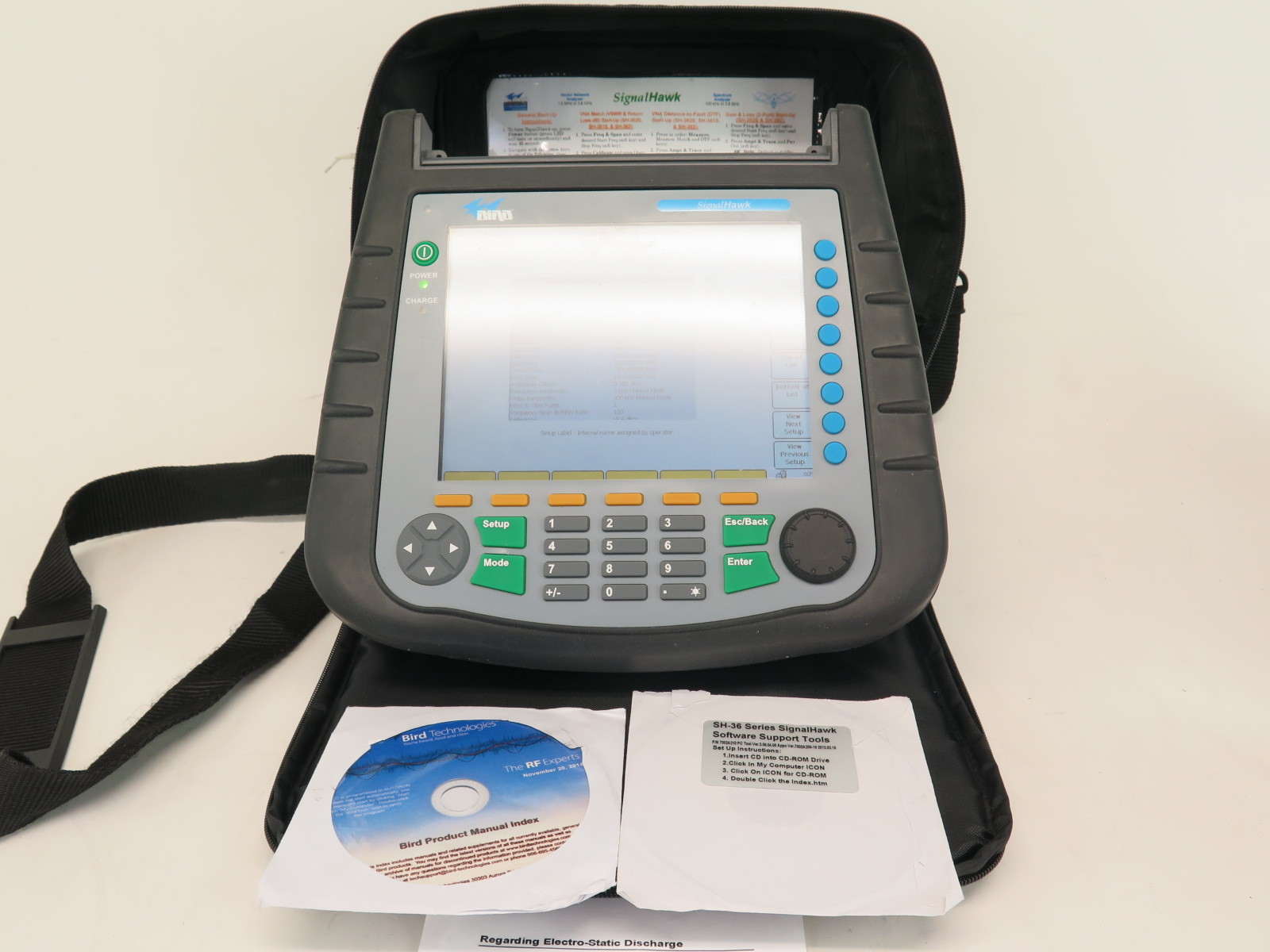 Bird SignalHawk SH-36S Portable Signal Spectrum Analyzer 100 KHz to 3.6 ...