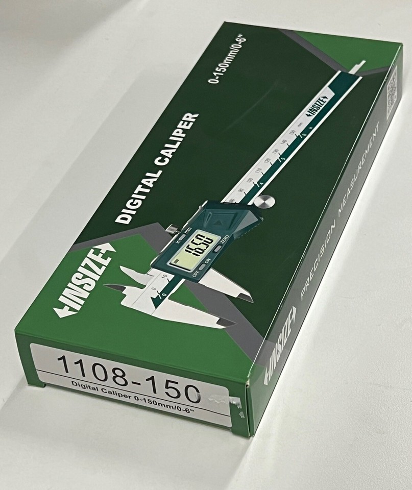 1108-150 Insize 0-6” Digital Caliper (0-150mm) Brand New In Box W ...