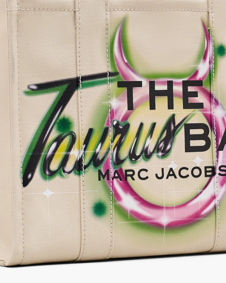 MARC JACOBS Taurus The Zodiac Collection Canvas Tote Bag Medium Limited ...