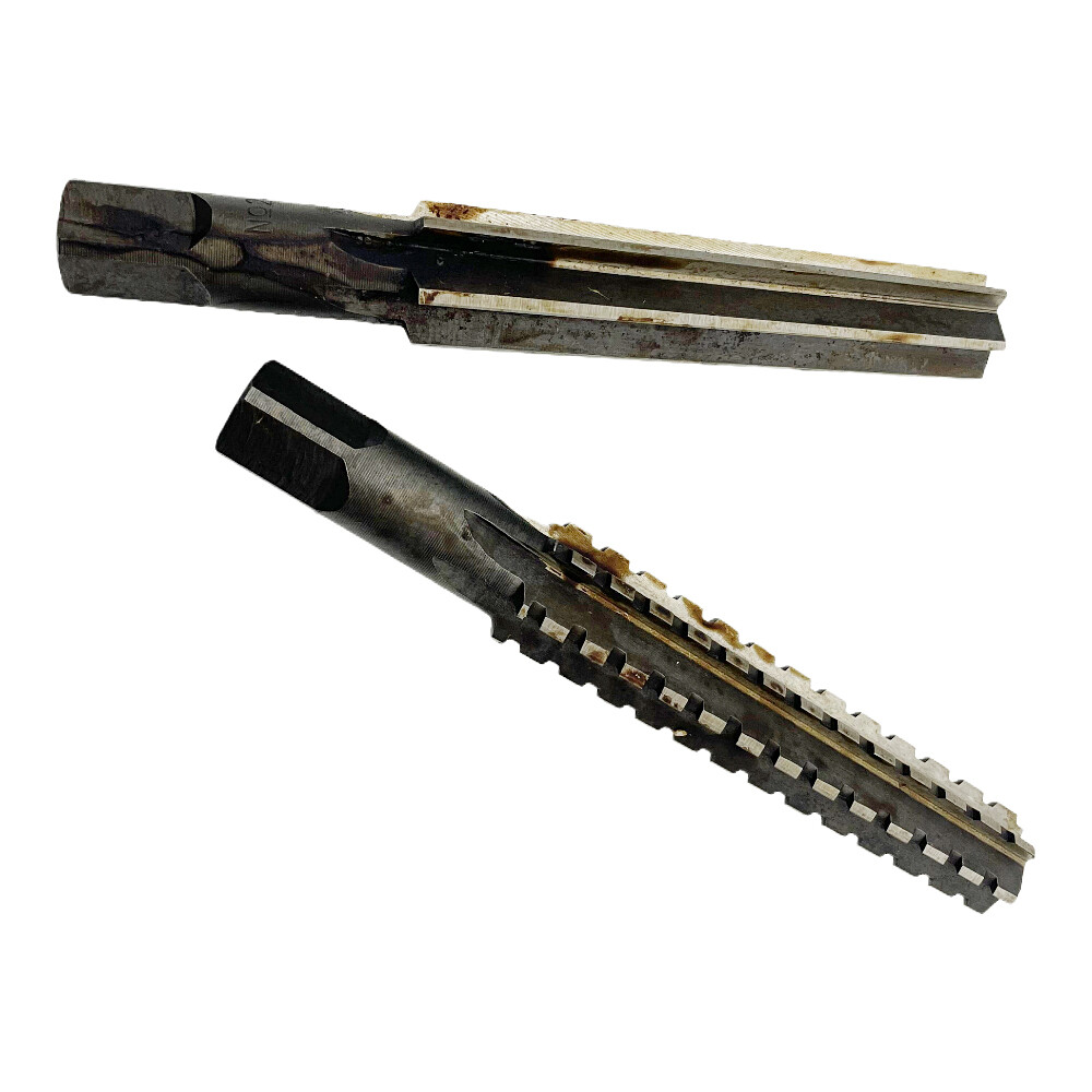 MT2 No.2 Straight Shank Morse Taper Reamer Set Roughing Finishing Fine ...