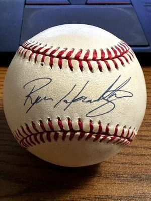 RYAN HAWBLITZEL 2 SIGNED AUTOGRAPHED ONL BASEBALL! Rockies! | eBay